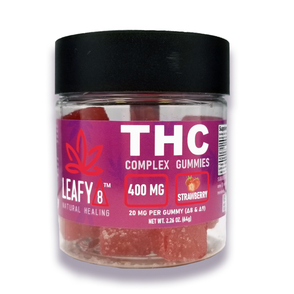 Delta 9 THC Complex Gummies - Strawberry - Leafy8 Delta-8 THC, Delta-9 ... Delta 9 THC Complex Gummies - Strawberry - Leafy8 Delta-8 THC, Delta-9 ...